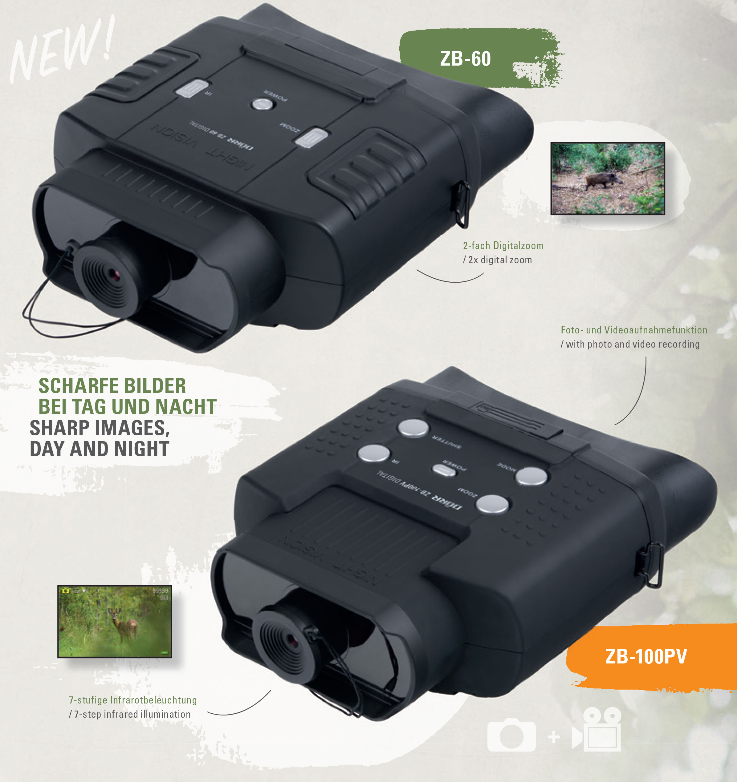 Visori Notturni fototrappole bolyguard - monocoli e binocoli notturni ...